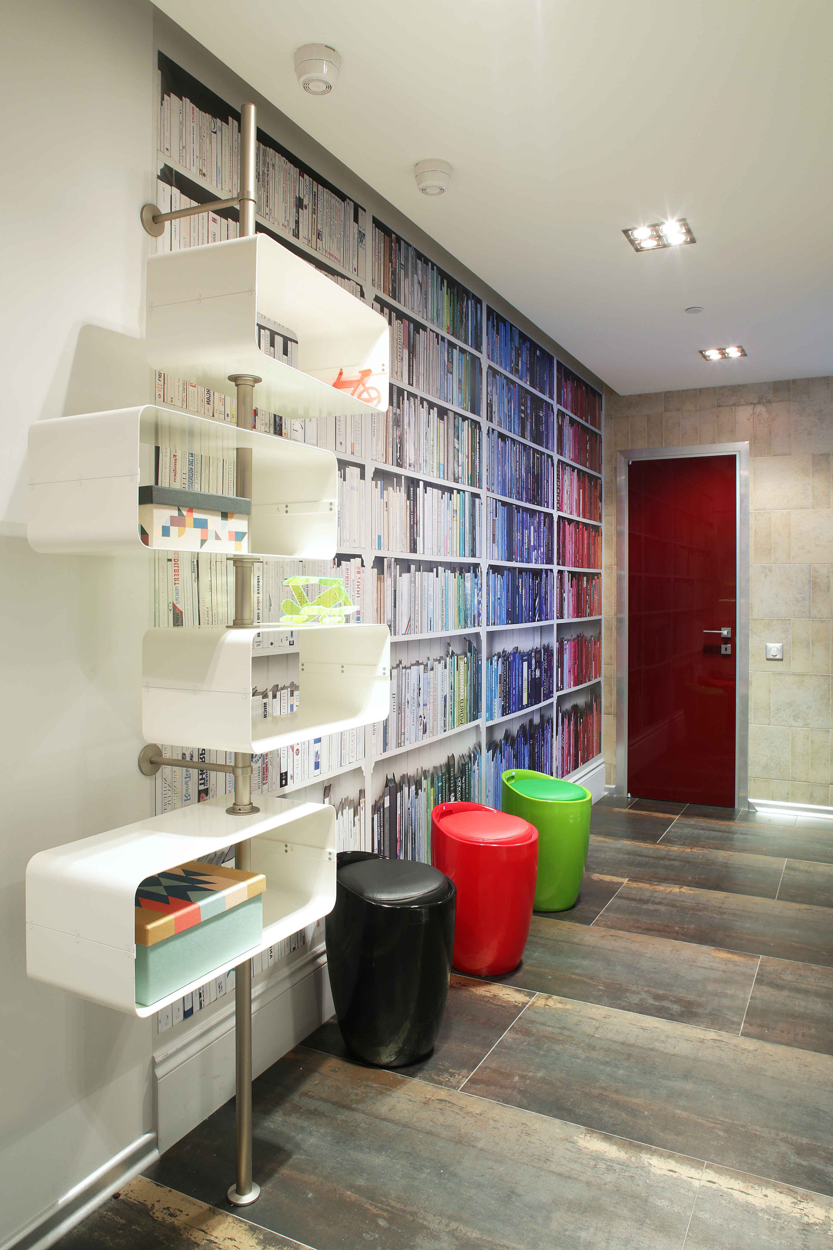 Houzz тур: Квартира с музыкальной гостиной в красках поп-арта | Flatica