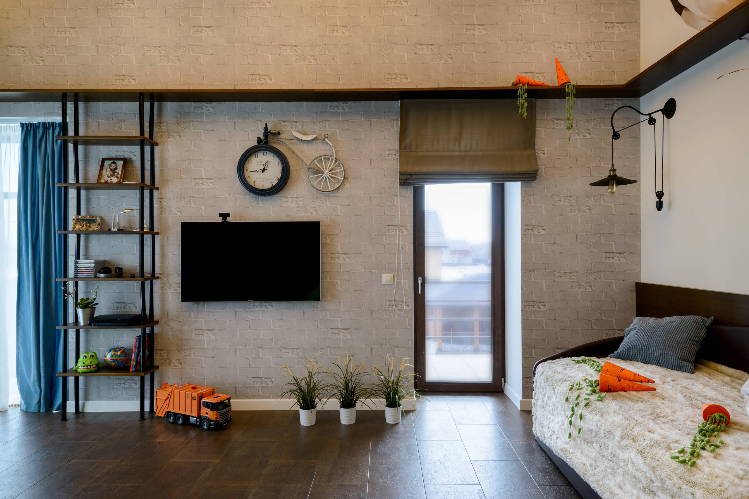 Houzz тур: Дом с кроликом и цветными стенами | Flatica