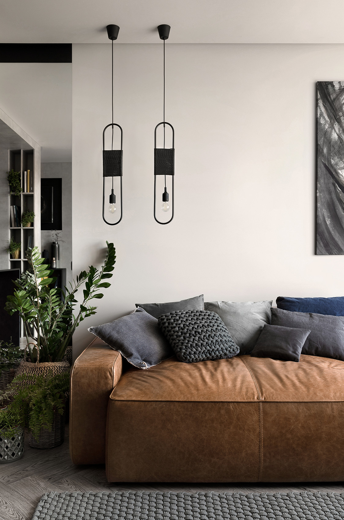 Houzz Украина: Небольшая квартира с насыщенными оттенками | Flatica