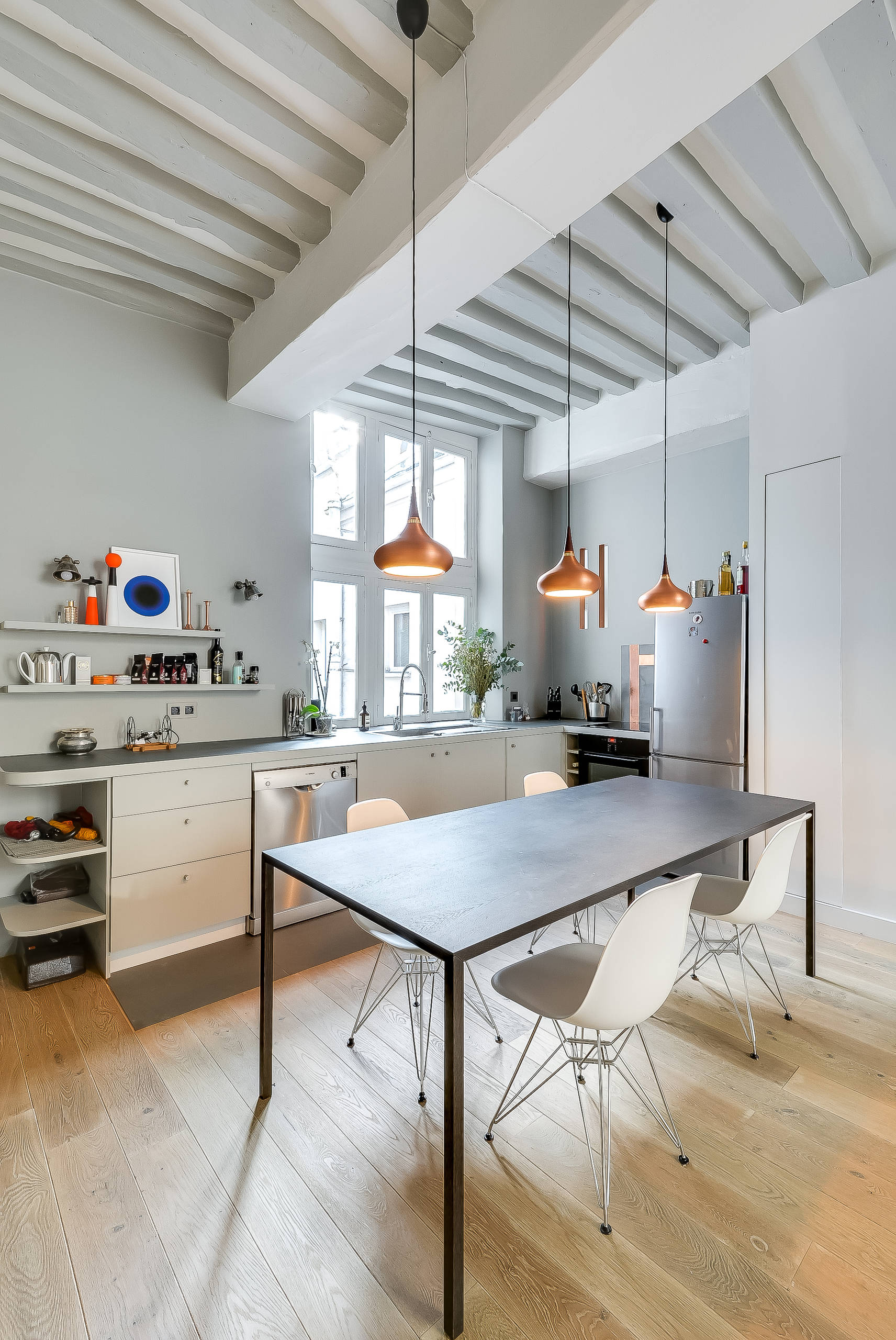 Houzz Франция: Маленькая гарсоньерка в квартале Маре | Flatica