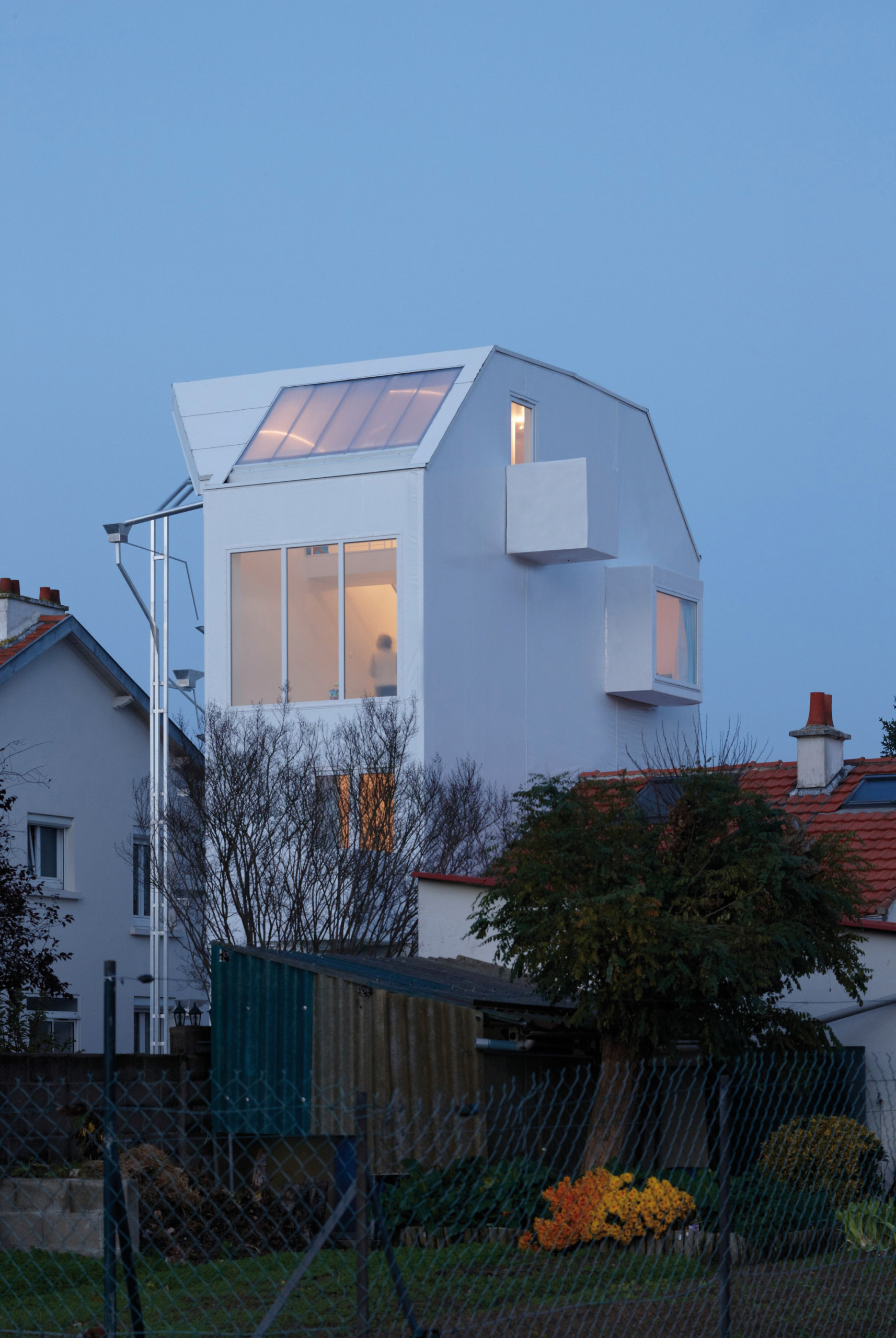 Архитектура: Дом близ Нанта с дзен-характером и фасадами из мембраны | Flatica