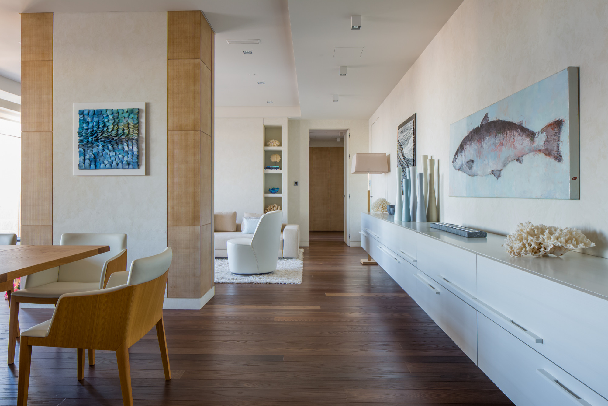 Houzz тур: Морской бриз и песок пустыни на борту квартиры-«Наутилуса» | Flatica