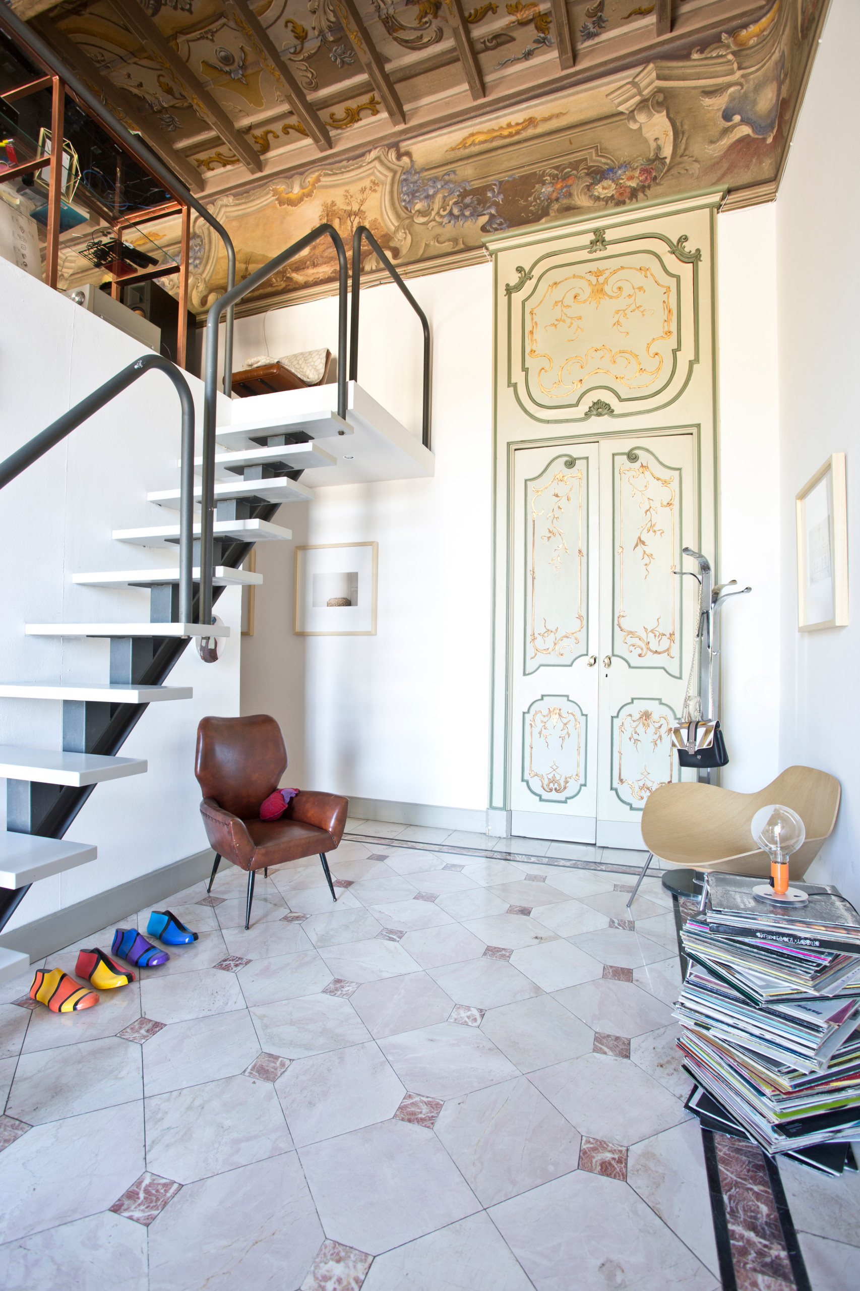 Houzz Италия: Дом-галерея на вилле XVIII века | Flatica